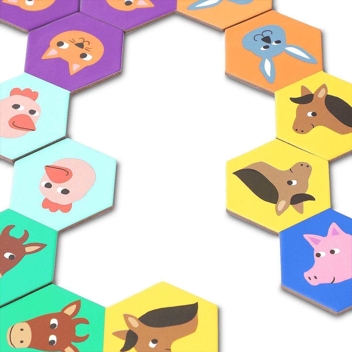 Hexagonal dominoes game | Flying Tiger UAE