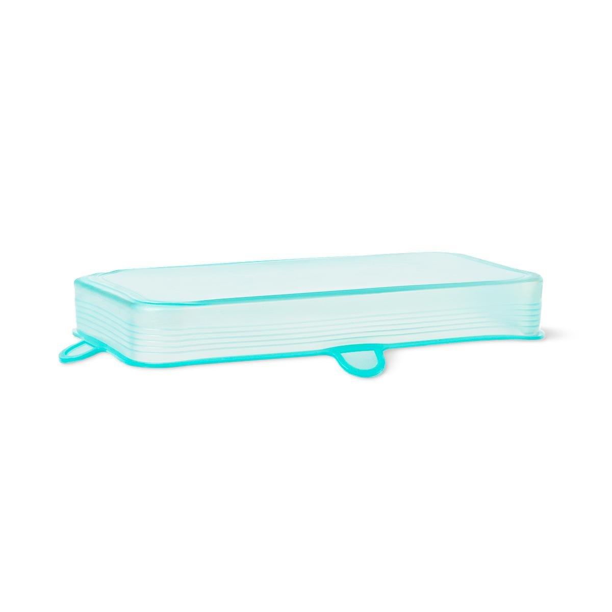 Blue reusable silicone lids food covers | Flying Tiger UAE