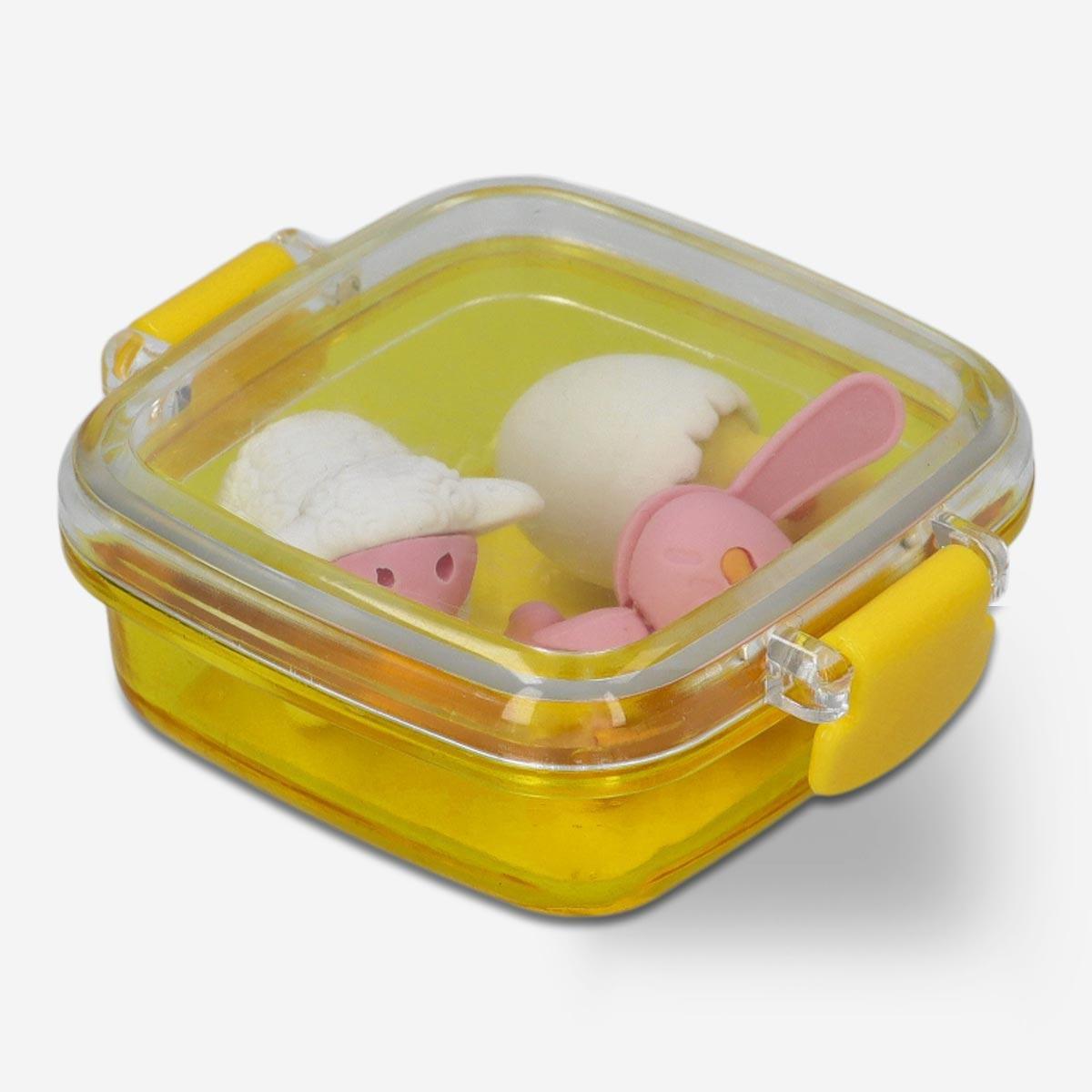 Yellow erasers | Flying Tiger UAE