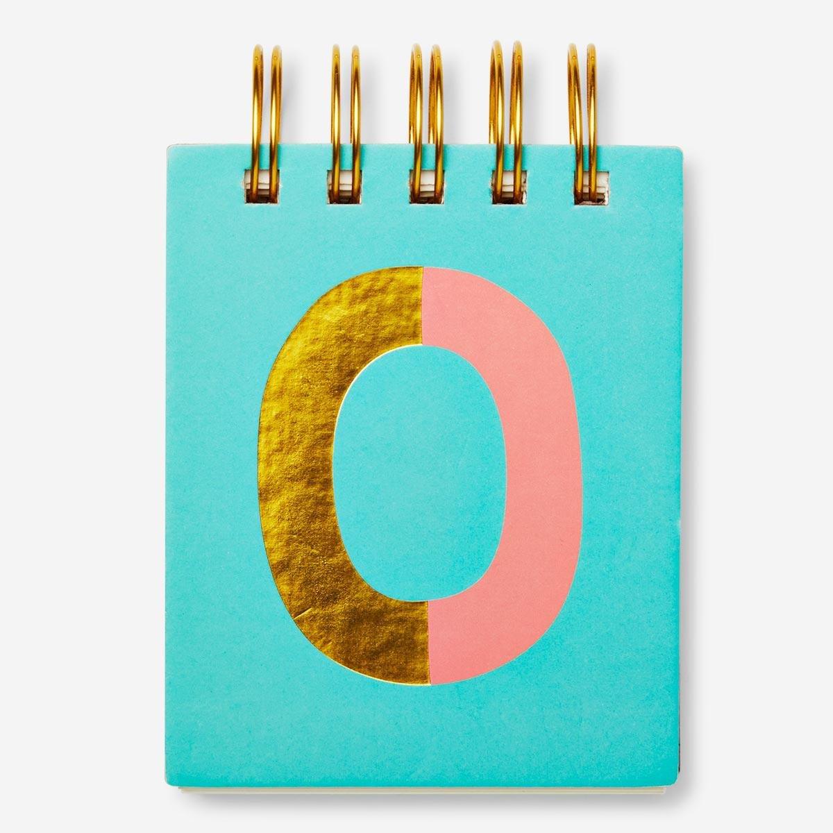 Turquoise notepad | Flying Tiger UAE