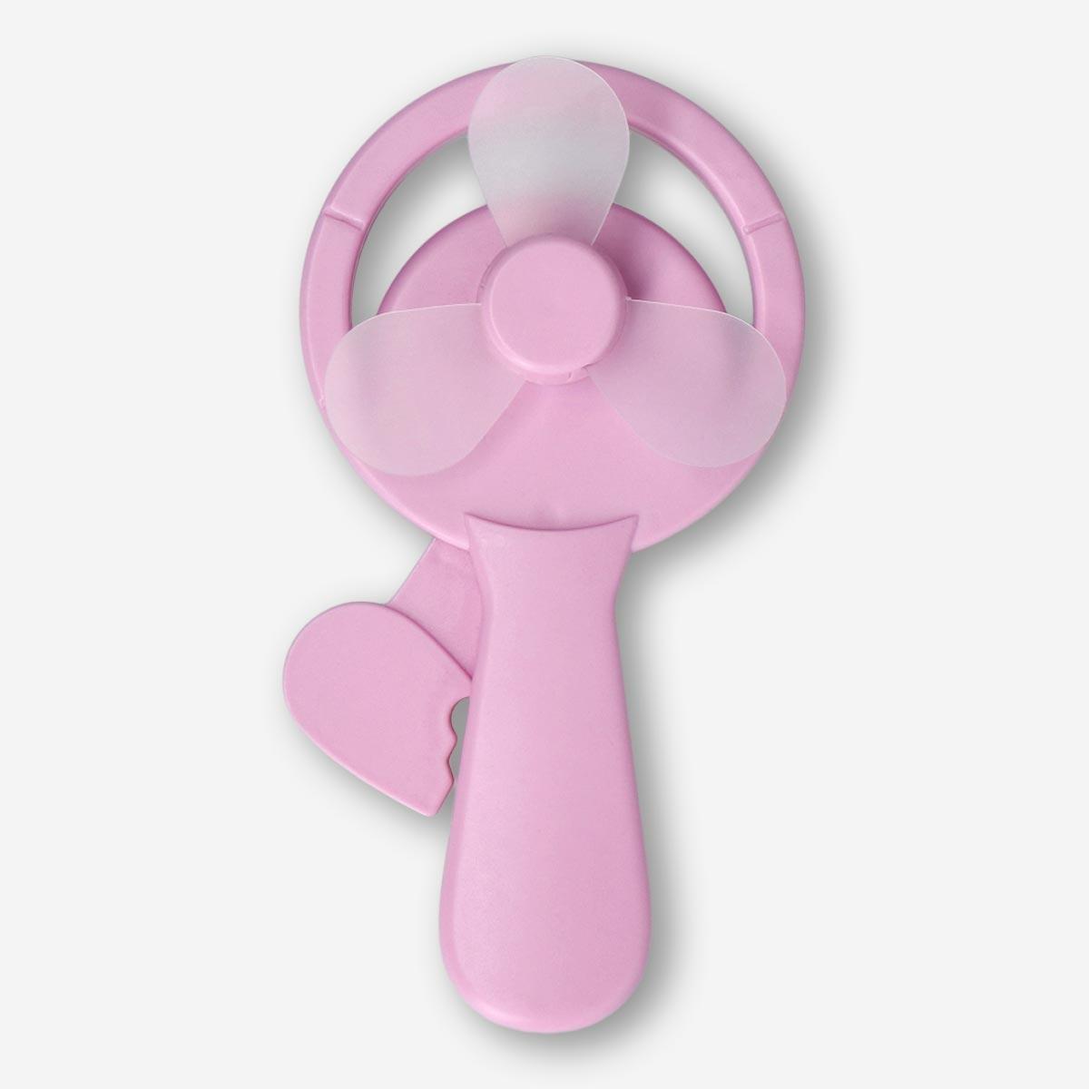 Pink hand-held fan | Flying Tiger UAE