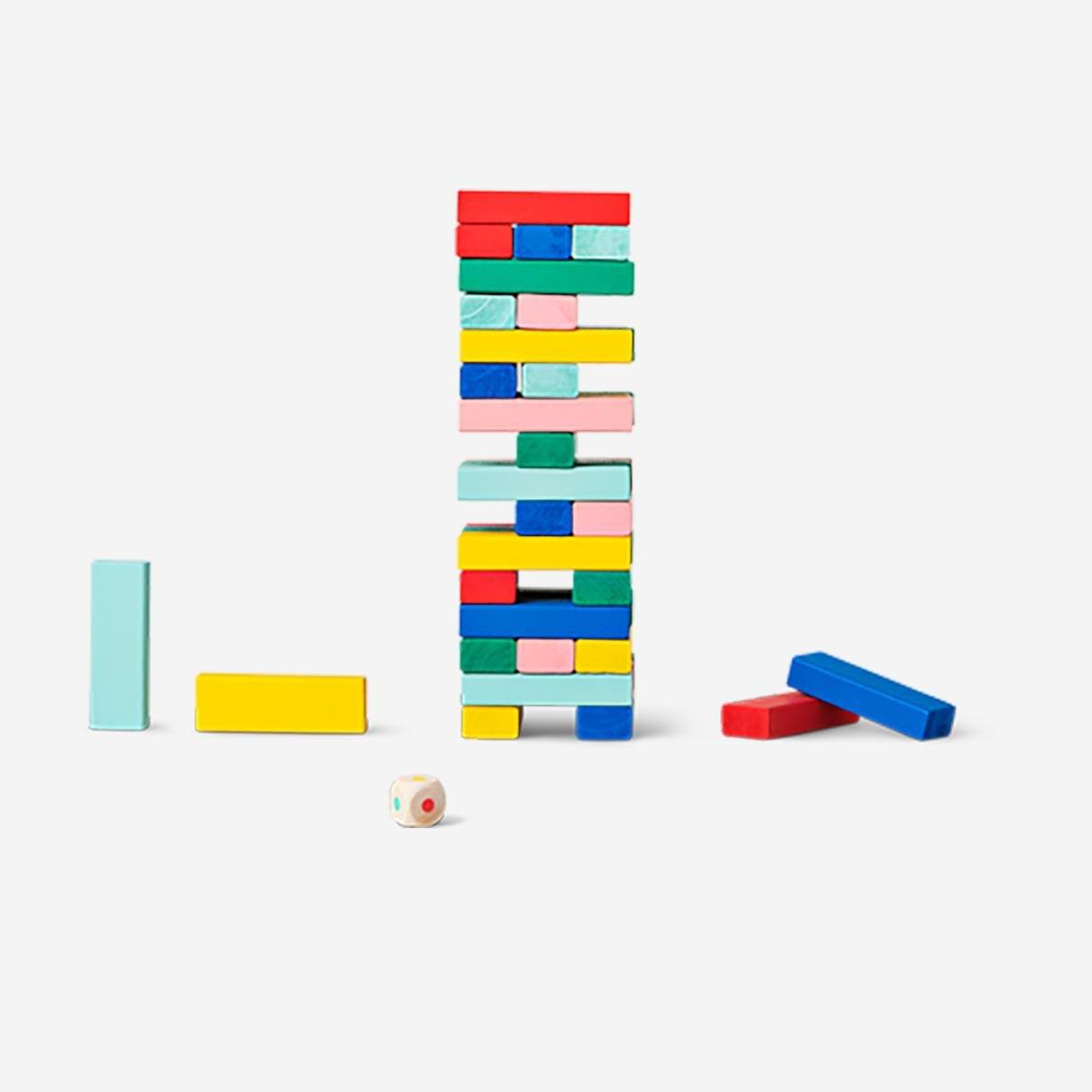 Multicolour stacking tower game | Flying Tiger UAE