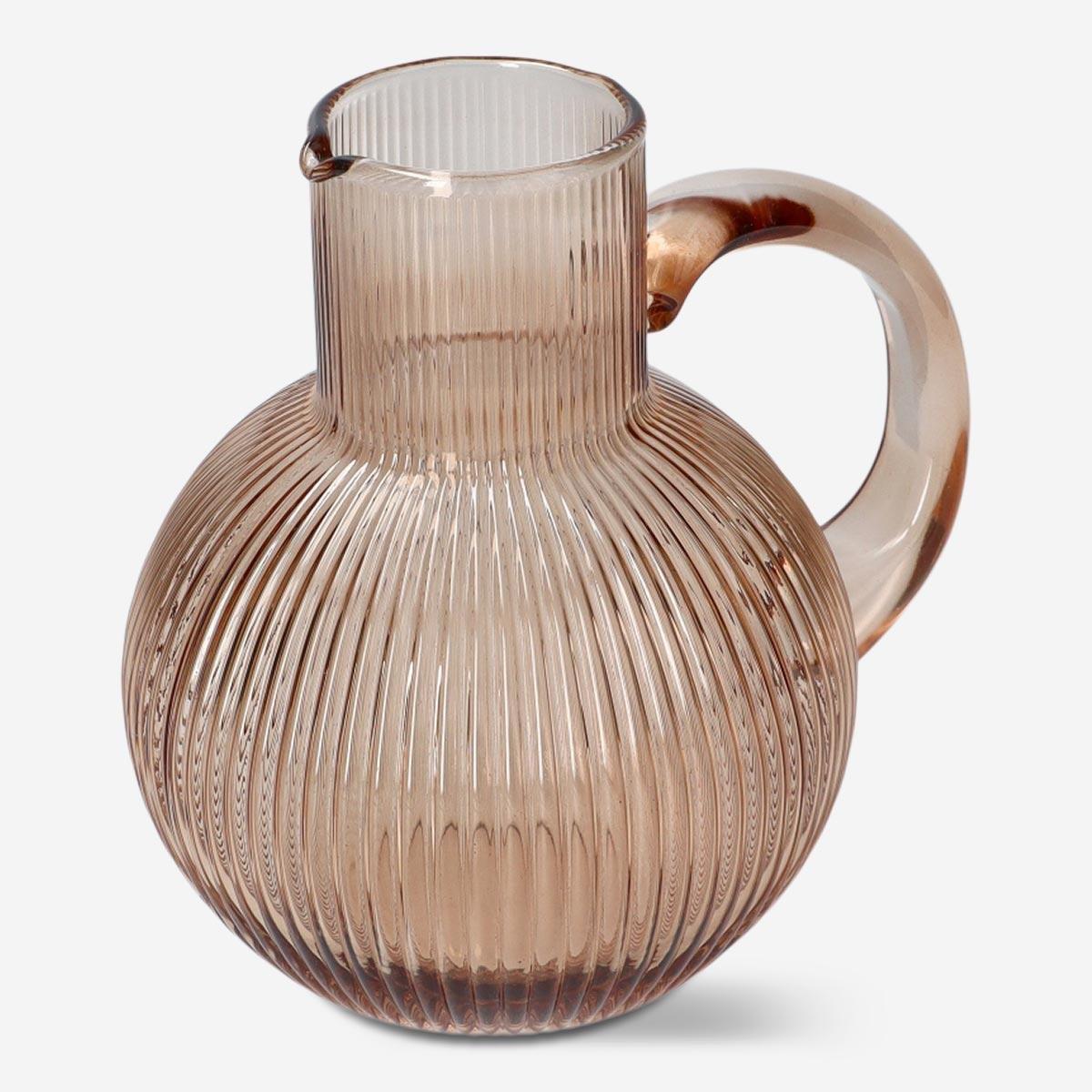 Brown glass jug | Flying Tiger UAE