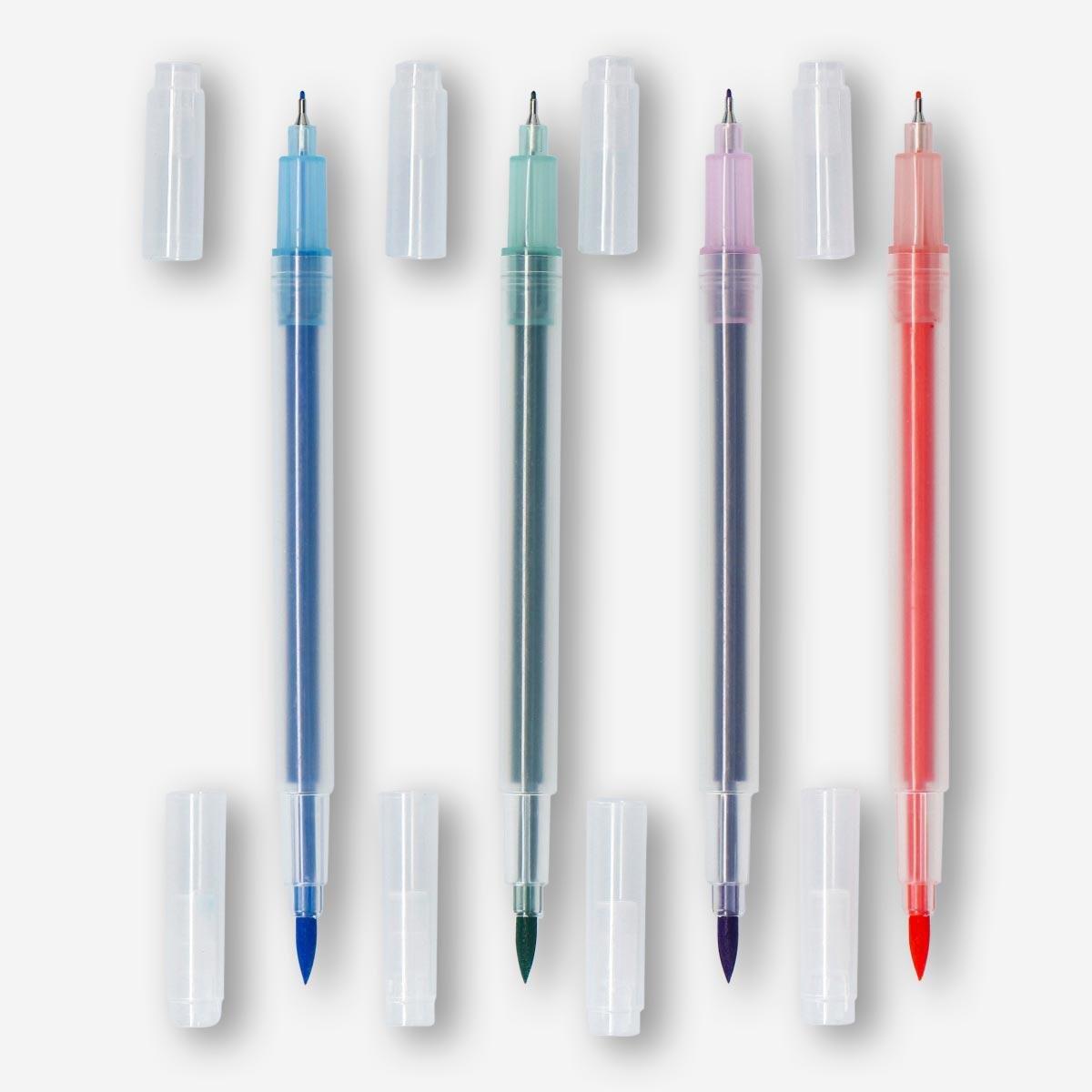 Multicolour markers. 2 in 1 | Flying Tiger UAE