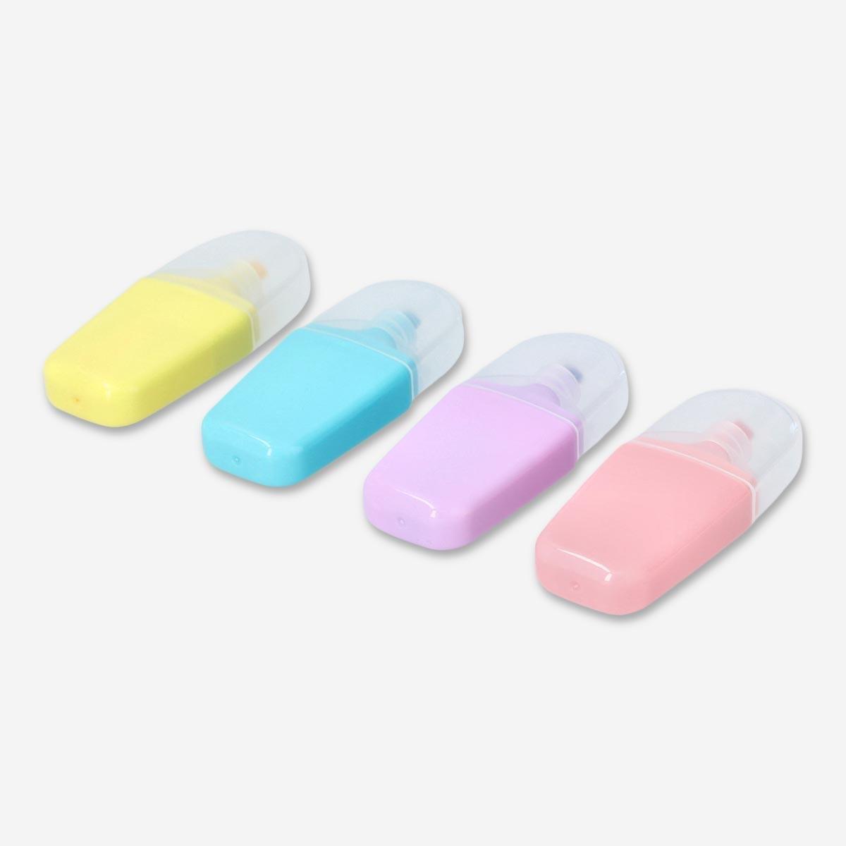 Multicolour highlighters. 4 pcs | Flying Tiger UAE