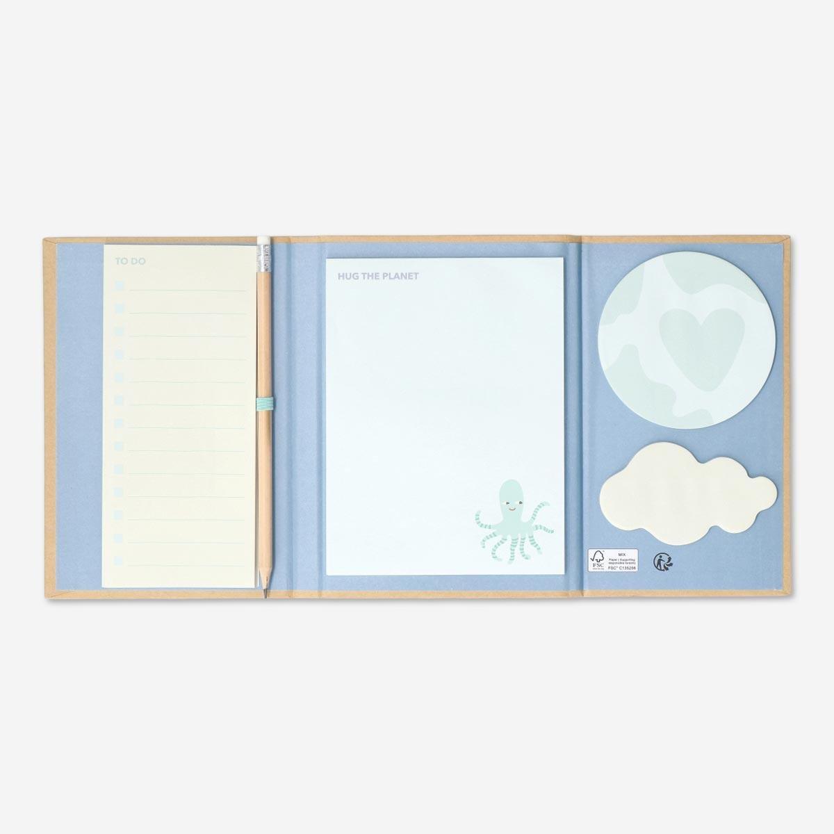 Yellow notepad and sticky memos | Flying Tiger UAE