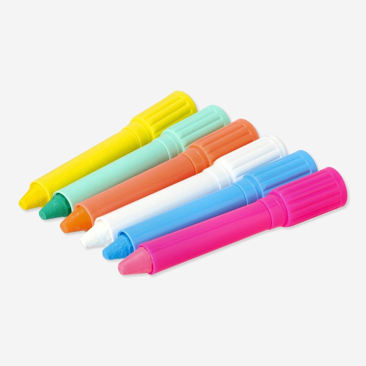 Multicolour crayons. 6 pcs | Flying Tiger UAE