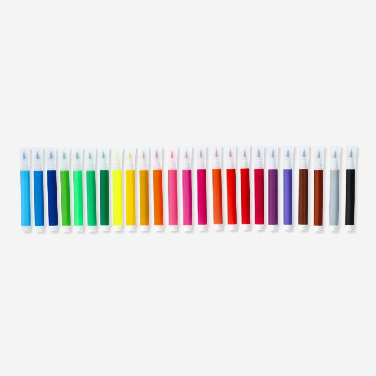 Multicolour markers. 24 pcs | Flying Tiger UAE