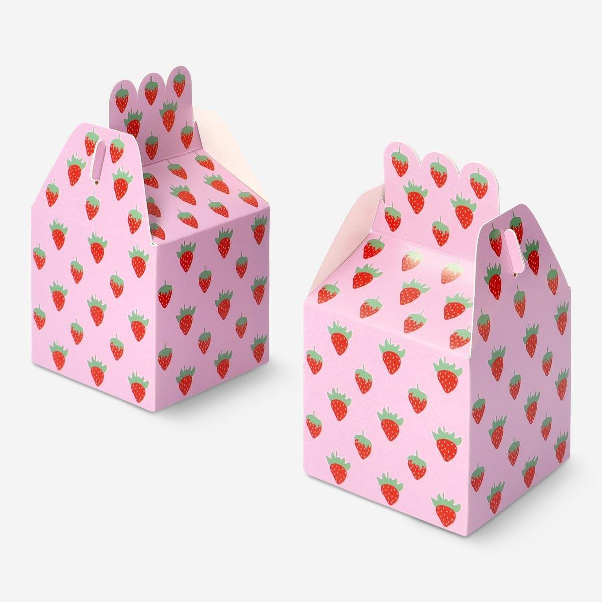 Pink snack boxes. 4 pcs | Flying Tiger UAE