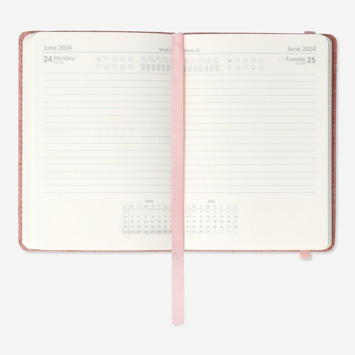 Pink daily diary. a6 | Flying Tiger UAE
