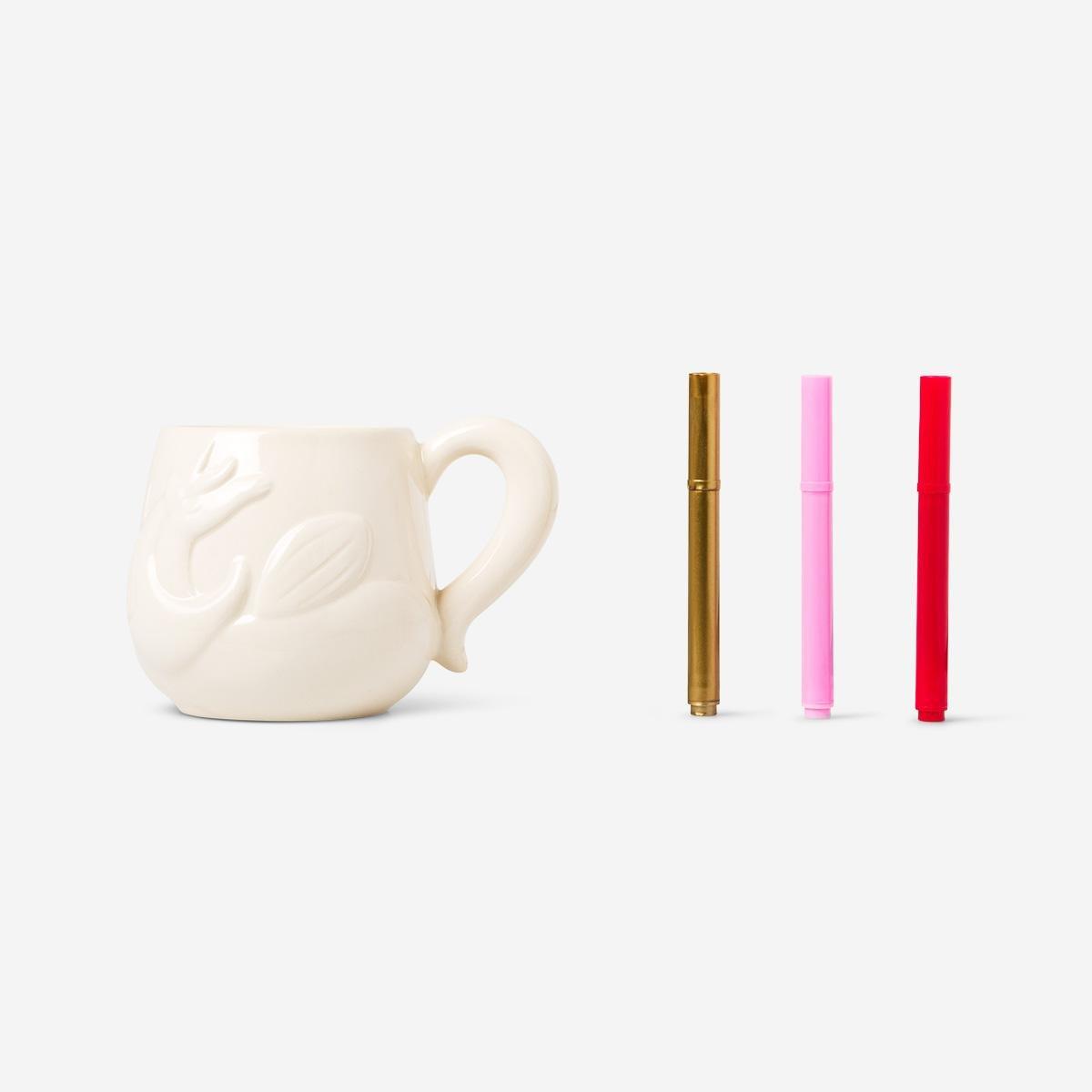 Pink diy mug | Flying Tiger Kuwait