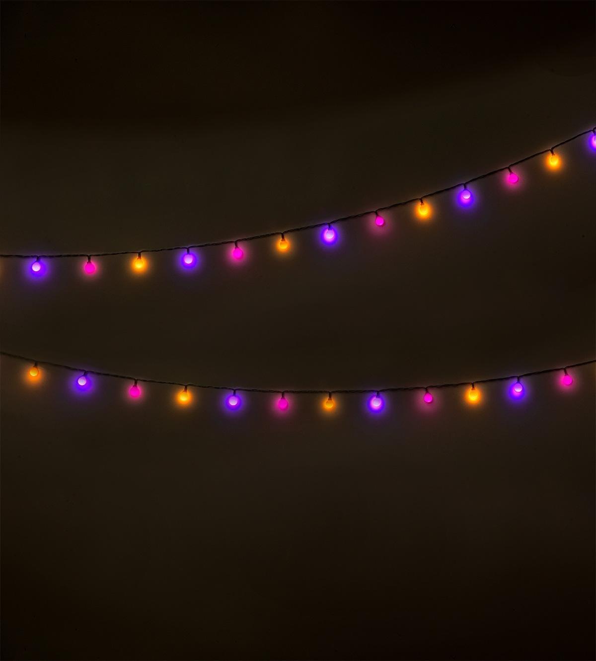 Multicolour string lights. 50 LED lights | Flying Tiger UAE