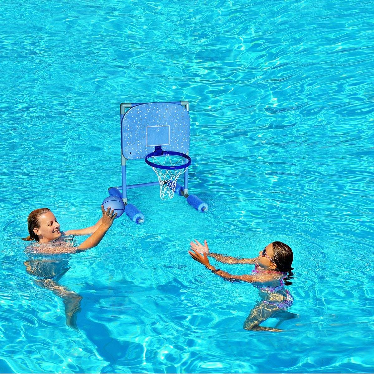 BLUE Floating basketball set. For pools | Flying Tiger UAE
