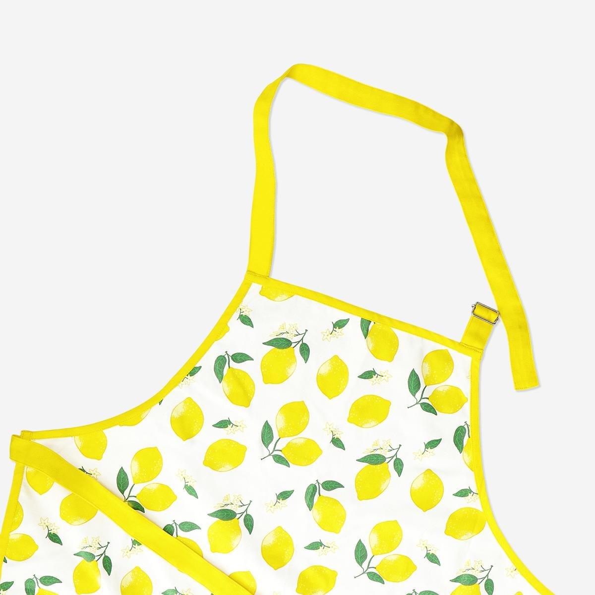 Yellow lemon apron | Flying Tiger Kuwait