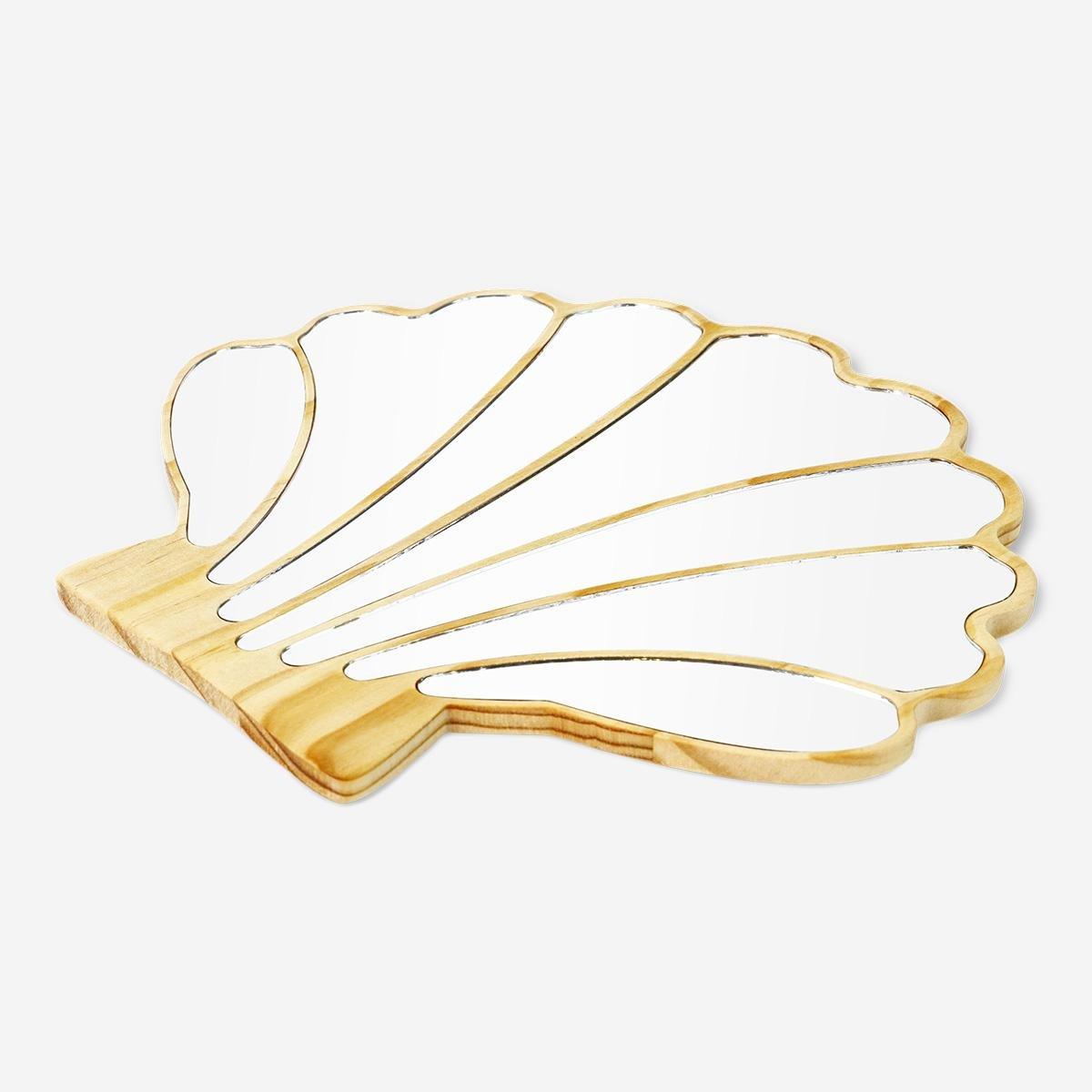 BROWN Shell mirror | Flying Tiger UAE