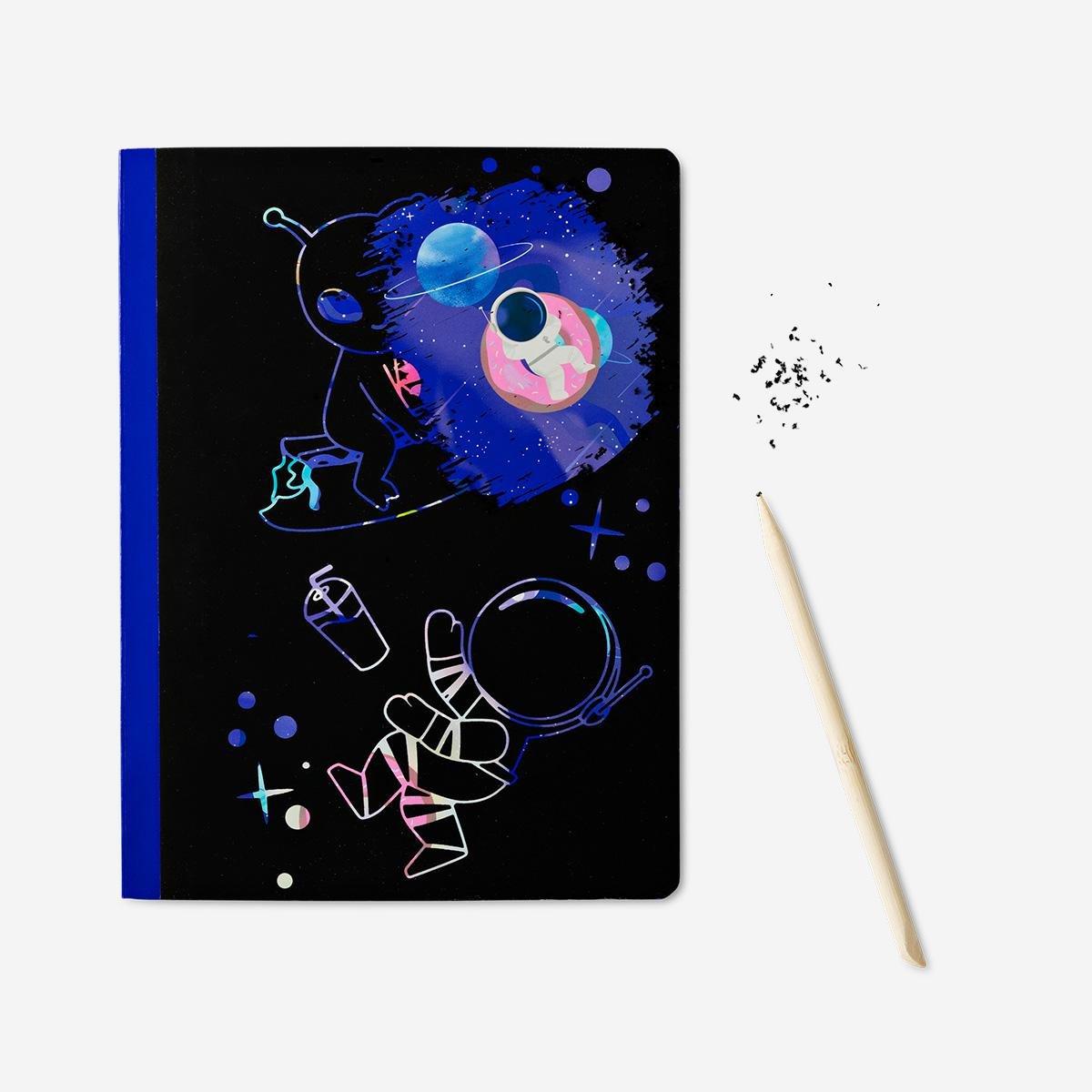 Multicolour notebook scratch cover | Flying Tiger UAE