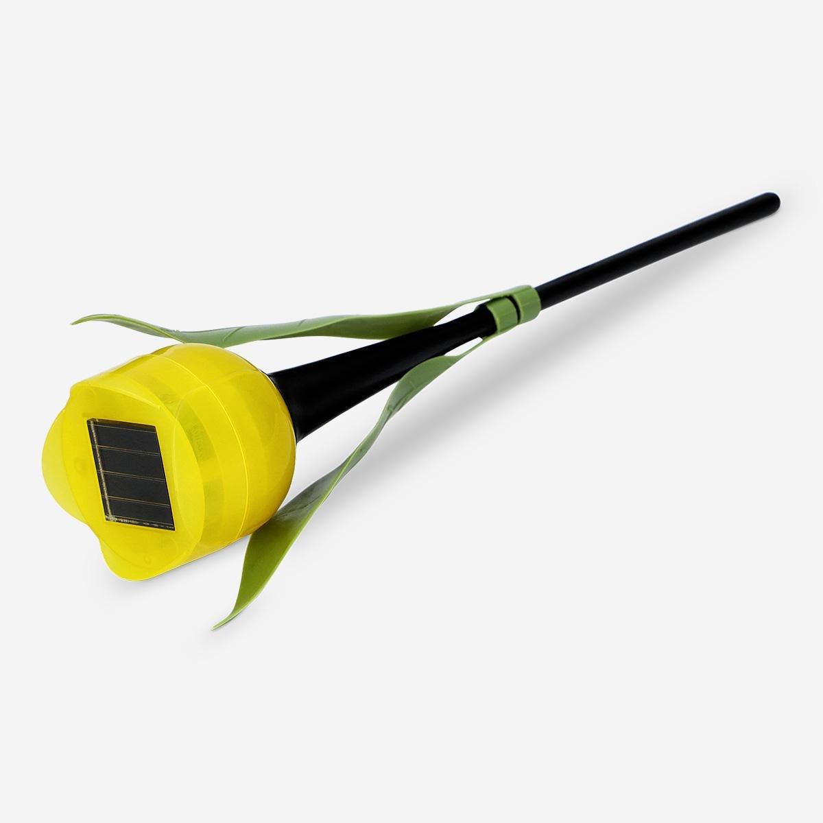 Yellow Glowing Solar Cell Flower | Flying Tiger UAE