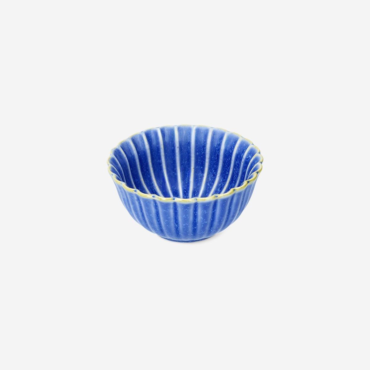 Blue Bowl With Seashell Look - 12 Cm | Flying Tiger UAE