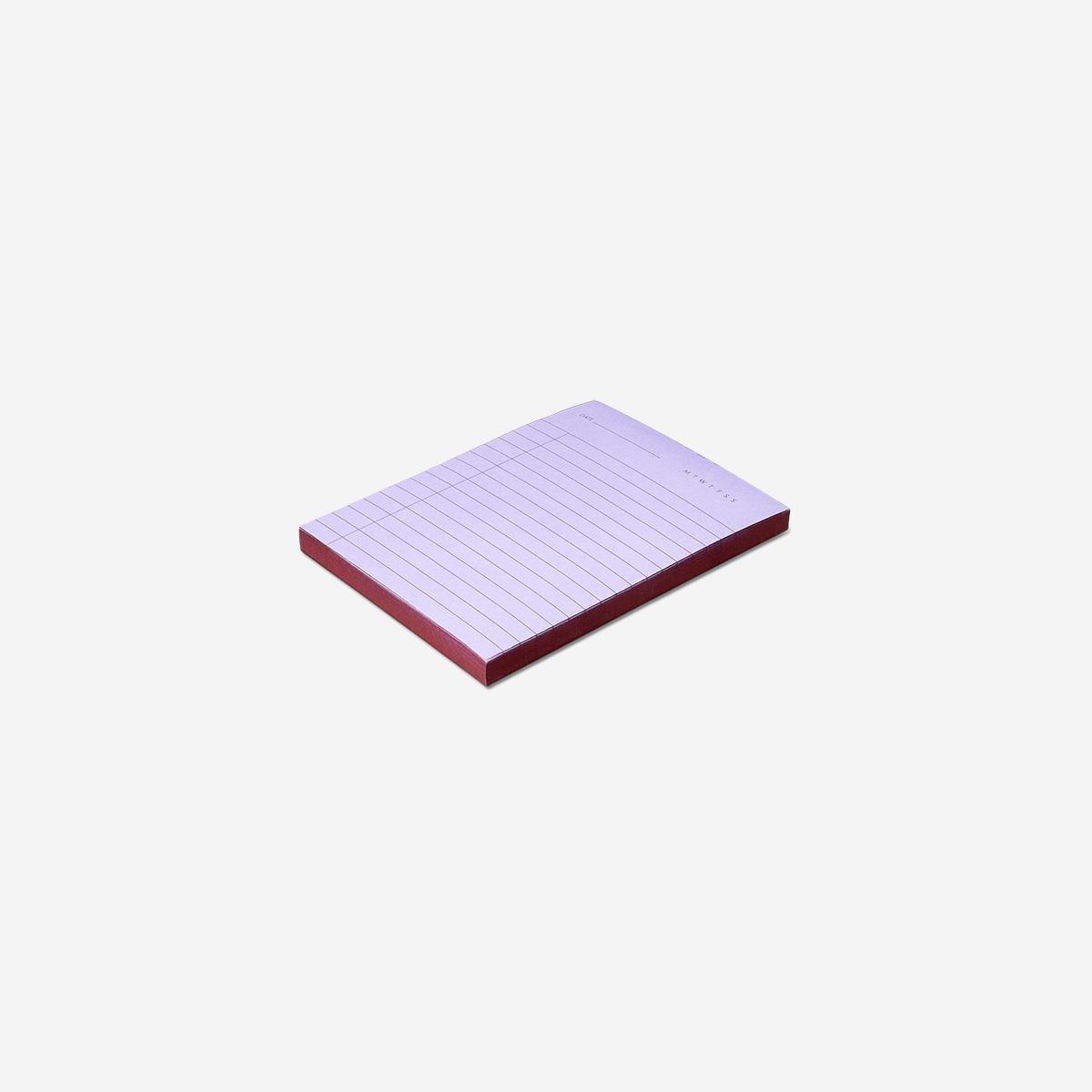 Purple Daily Notepad | Flying Tiger UAE