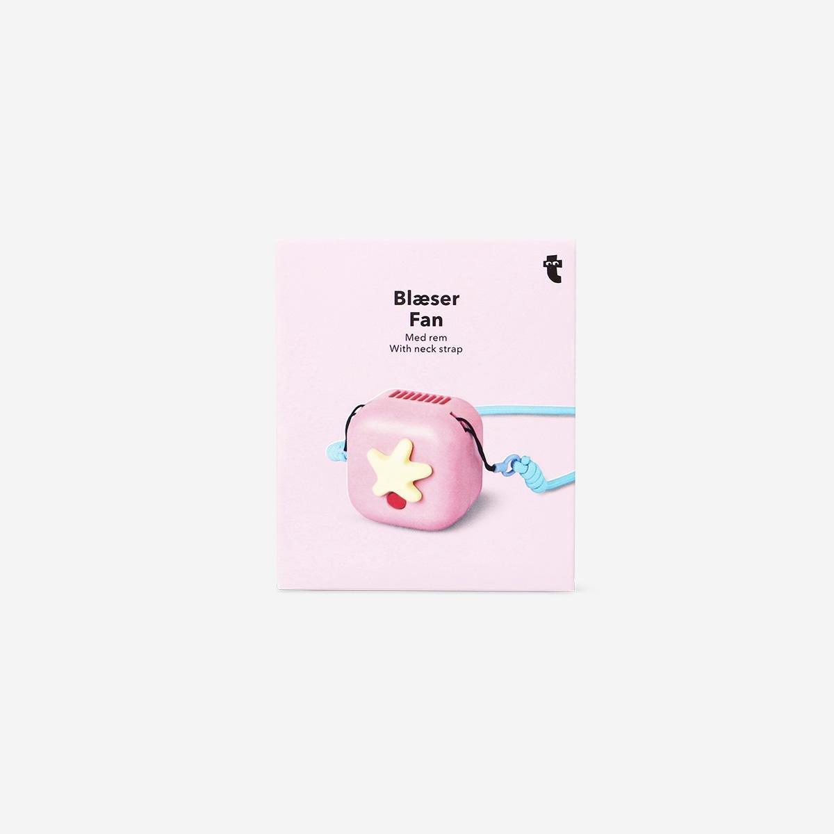 Multicolour Neck Strap Fan | Flying Tiger UAE